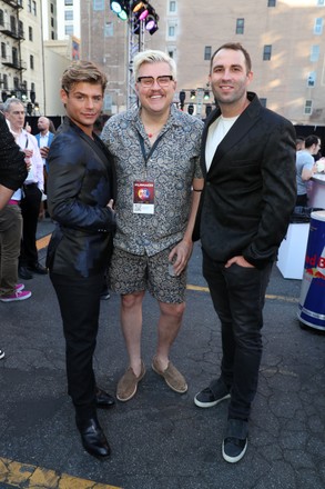 Garrett Clayton Andrew Vallentine Blake Knight Editorial Stock Photo ...
