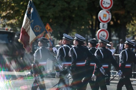 French Army Troops On Avenue Des Editorial Stock Photo - Stock Image ...