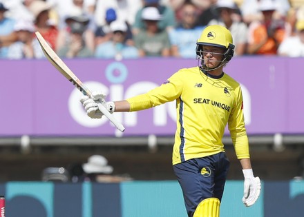 Hampshire Player Tom Prest Celebrates His Editorial Stock Photo - Stock ...