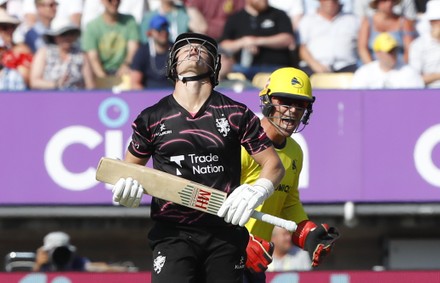 Somerset Player Tom Abell Looks Skyward Editorial Stock Photo - Stock ...