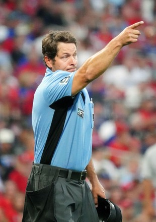 Home Plate Umpire Ben May Tells Editorial Stock Photo - Stock Image ...