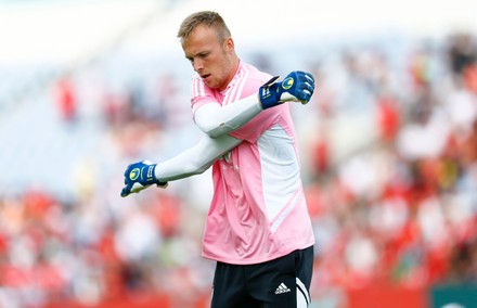 Goalkeeper Marek Rodak Fulham Warms Editorial Stock Photo - Stock Image ...