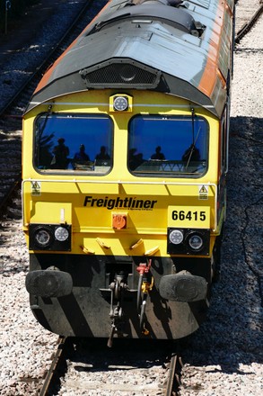 Visiting Engine Freightliner Class 664 Locomotive Editorial Stock Photo ...