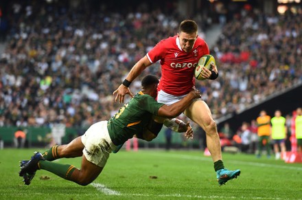 George North Wales Tackled By Cheslin Editorial Stock Photo - Stock ...