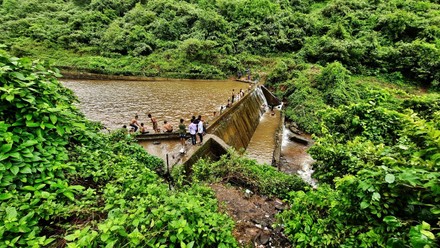 People Enjoy Khadi Machine Waterfalls After Editorial Stock Photo ...