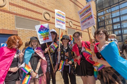 100s Participants Gather Southend Pride Event Editorial Stock Photo ...