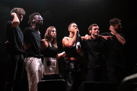 Mahmood During Concert Ghettolimpo Summer Tour Editorial Stock Photo ...