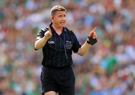 Kilkenny Vs Limerick Referee Colm Lyons Editorial Stock Photo - Stock ...