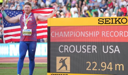 Ryan Crouser United States Poses After Editorial Stock Photo - Stock ...