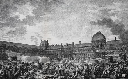 Storming Tuileries Tuileries Storm 10 August Editorial Stock Photo ...