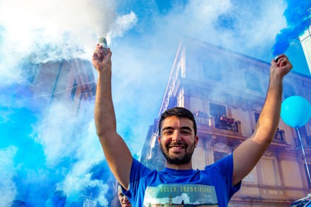 Parade Animated By Smoke Bombs Flags Editorial Stock Photo - Stock ...