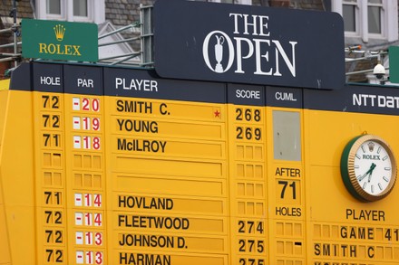 View Main Scoreboard End Play 17th Editorial Stock Photo - Stock Image ...