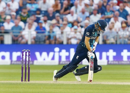 Joe Root England Leans On His Editorial Stock Photo - Stock Image ...