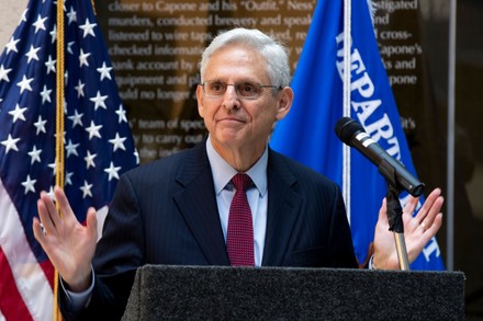 Us Attorney General Merrick Garland Attends Editorial Stock Photo ...