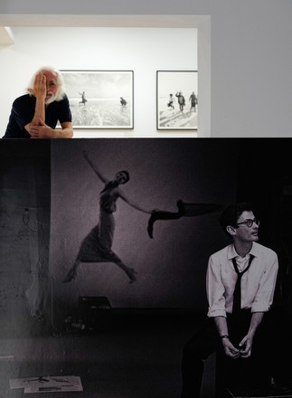 Photographer Gideon Lewin Poses Photographer During Editorial Stock ...