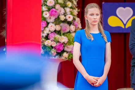 Princess Eleonore Belgium Attending National Day Editorial Stock Photo ...