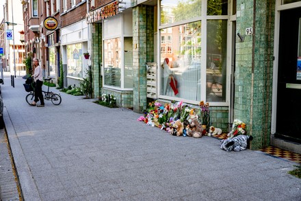 Child death memorial, Rotterdam, The Netherlands - 19 Jul 2022 Stock ...