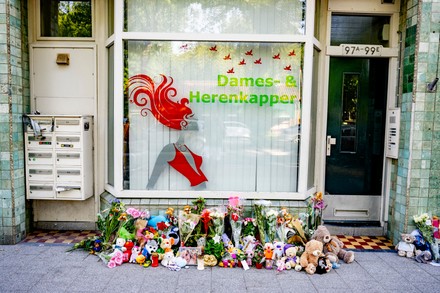 Child death memorial, Rotterdam, The Netherlands - 19 Jul 2022 Stock ...