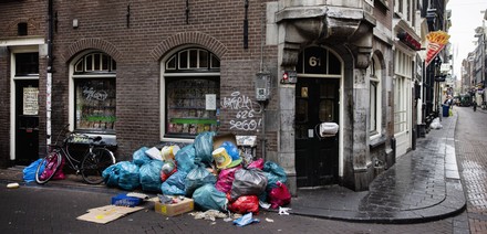 Garbage Bags Loose Waste On Lange Editorial Stock Photo - Stock Image ...