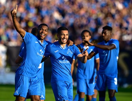 Levski Soccer Players Celebrate Scoring During Editorial Stock Photo ...