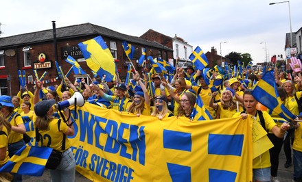 Sweden Fans Arrive Game Editorial Stock Photo - Stock Image | Shutterstock