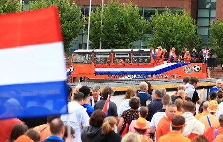 Netherlands Fan Bus Makes Way Stadium Editorial Stock Photo - Stock ...
