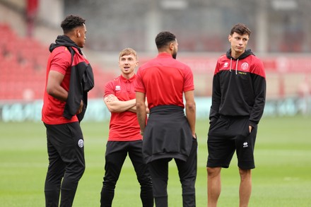 Sheffield United Players Inspect Pitch Editorial Stock Photo - Stock ...