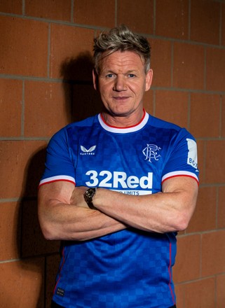 Celebrity Chef Gordon Ramsay Rangers Midfielder Editorial Stock Photo ...