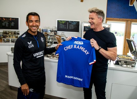 Celebrity Chef Gordon Ramsay Rangers Midfielder Editorial Stock Photo ...