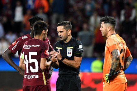 Referee Sebastian Coltescu During Game Cfr Editorial Stock Photo ...