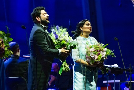 Anna Jurjewna Netrebko Mann Yusif Eyvazov Editorial Stock Photo - Stock ...