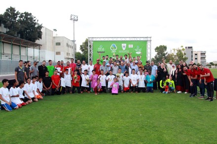 Palestinian Athletes Participate Palestinian Olympic Week Editorial ...