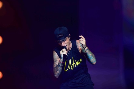 Italian Singer Ultimo Perform During Stadi Editorial Stock Photo ...