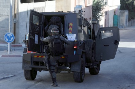 Israeli Security Forces Stand Guard They Editorial Stock Photo - Stock ...