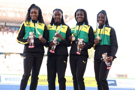 Bronze Medalists Kemba Nelson Natalliah Whyte Editorial Stock Photo ...