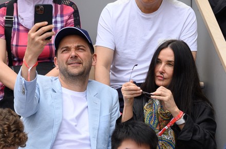Demi Moore Daniel Humm Stand During Editorial Stock Photo - Stock Image ...