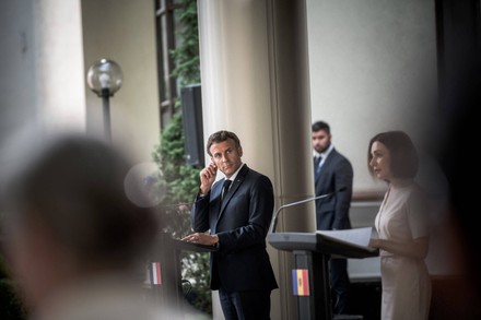Walk Emmanuel Macron Maia Sandu President Editorial Stock Photo - Stock ...