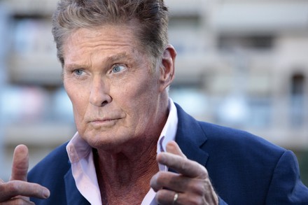 David Hasselhoff Attend Ze Network Photocall Editorial Stock Photo ...