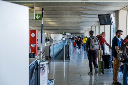 Airport Employees Gather Outside Terminal They Editorial Stock Photo ...