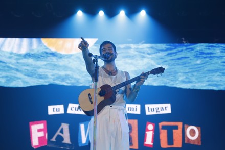 Colombian Singer Camilo Performs During His Editorial Stock Photo ...