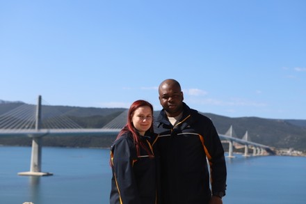 Foreign Employees Peljesac Bridge Project Ana Editorial Stock Photo ...