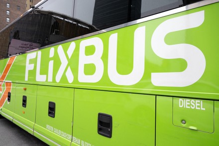 Shop Sign Flix Bus On May Editorial Stock Photo - Stock Image ...