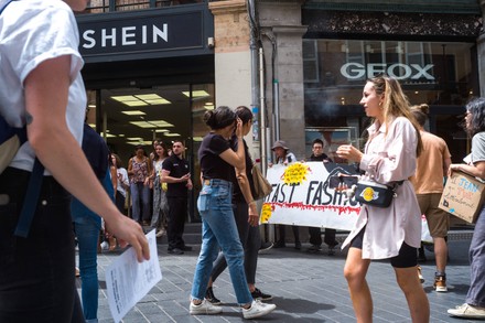 Extinction Rebellion Protest Against Fast-Fashion Giant Shein ...