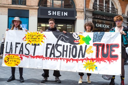 Action Extinction Rebellion Against Chinese Clothing Editorial Stock ...