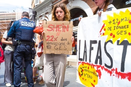 Extinction Rebellion Protest Against Fast-Fashion Giant Shein ...