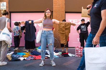 Extinction Rebellion Protest Against Fast-Fashion Giant Shein ...