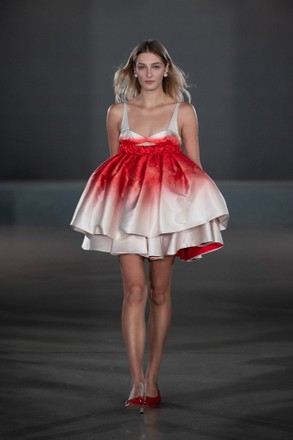 Model Presents Outfit Designed By Students Editorial Stock Photo ...