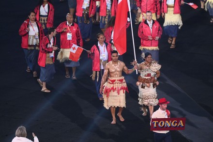 Tonga Team Arrives Opening Ceremony 2022 Editorial Stock Photo - Stock ...