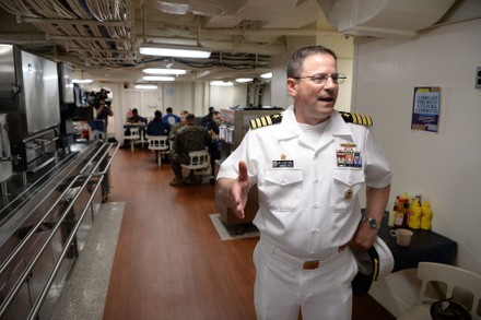Commanding Officer Capt James Quaresimo Speaks Editorial Stock Photo ...