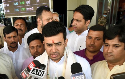 Bharatiya Janata Yuva Morcha Bjym National Editorial Stock Photo ...